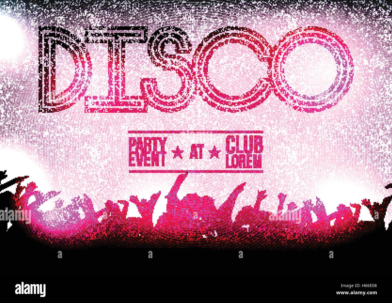 Rave dance party Stock Vector Images - Alamy