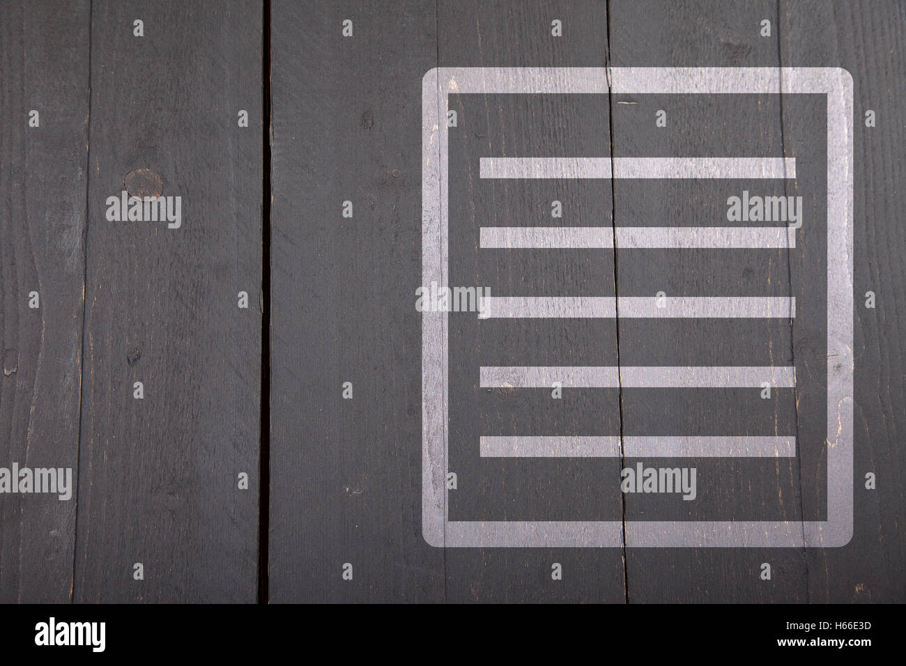 Black and white checklist hi-res stock photography and images - Alamy