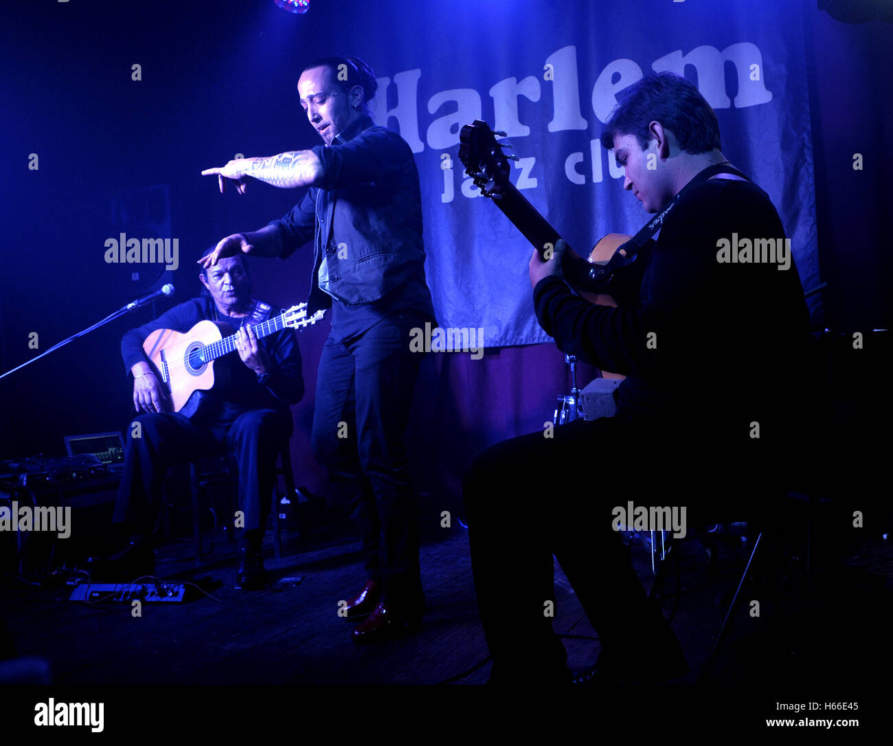 Diego Cortes flamenco Spanish singer and guitar player, Rumba Catalana ...