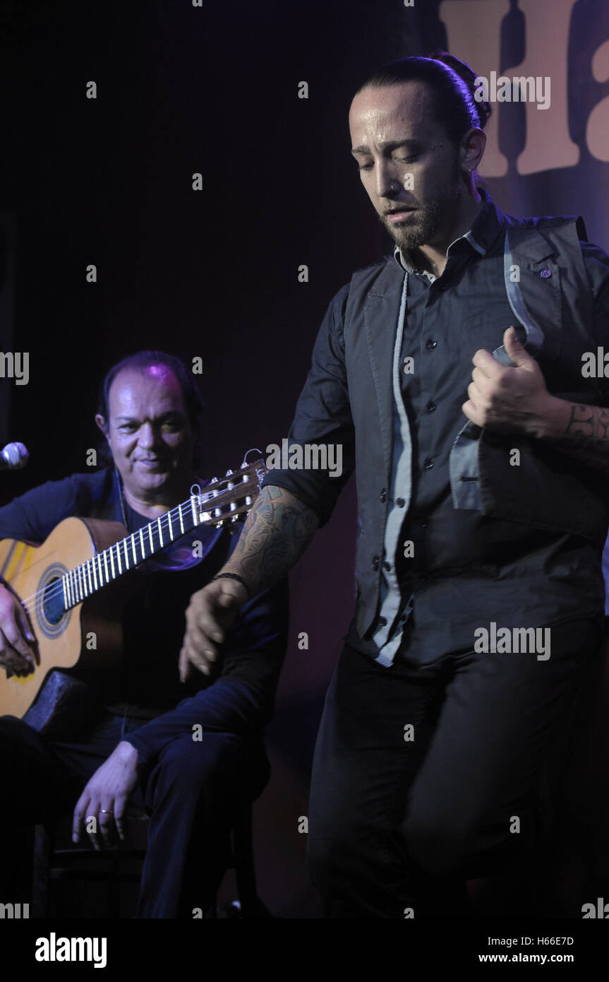 Diego Cortes flamenco Spanish singer and guitar player, Rumba Catalana ...