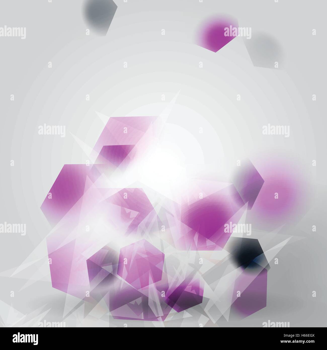Abstract Futuristic Crystal background - Vector Illustration Stock ...