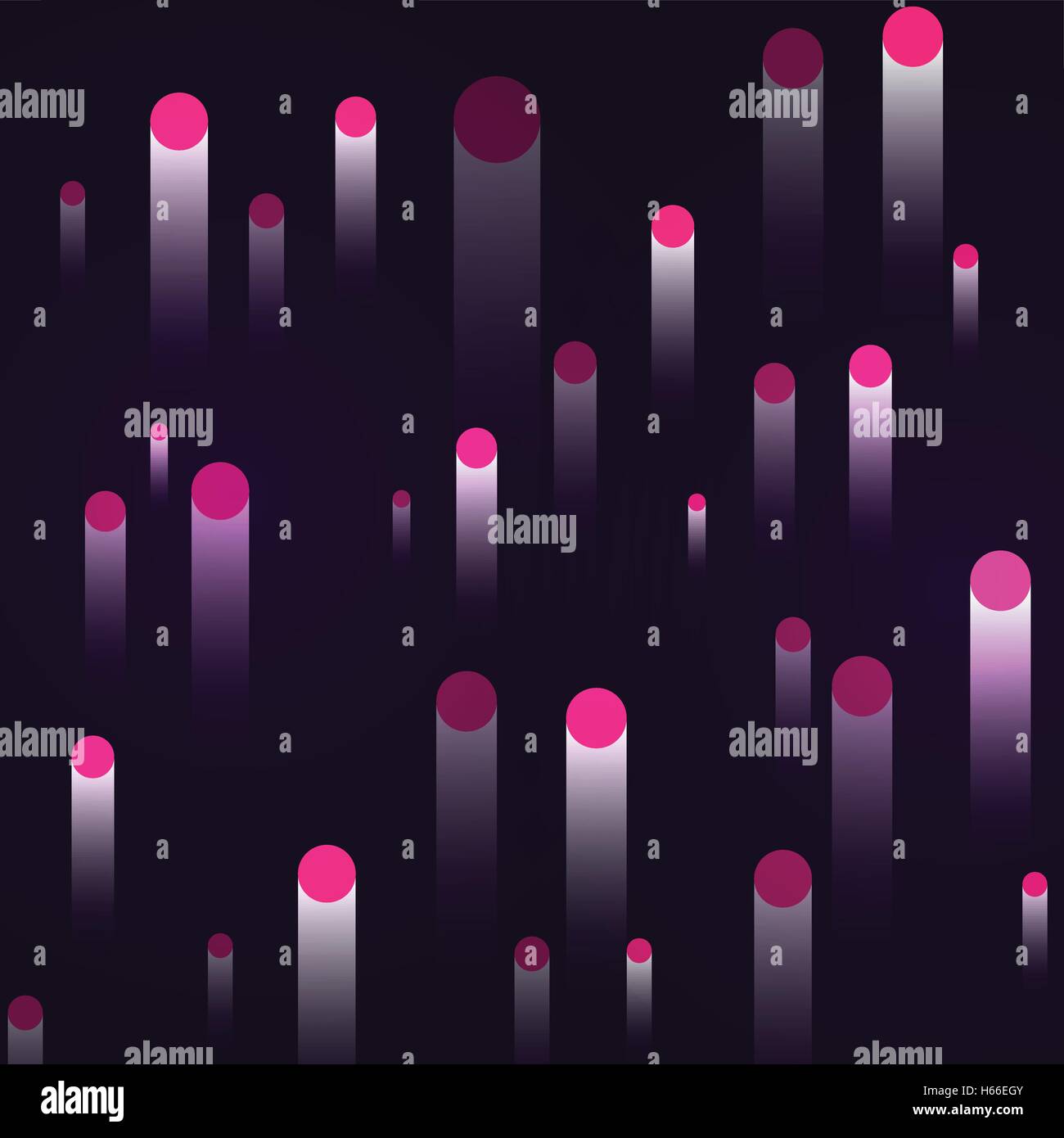 Retro Flying Dot Pattern - Vector Illustration Stock Vector Image & Art ...