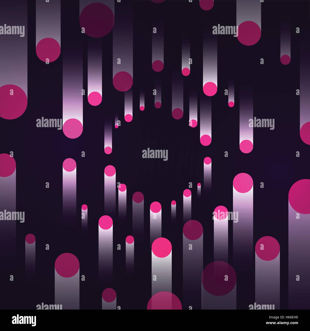 Retro Flying Dot Pattern - Vector Illustration Stock Vector Image & Art ...