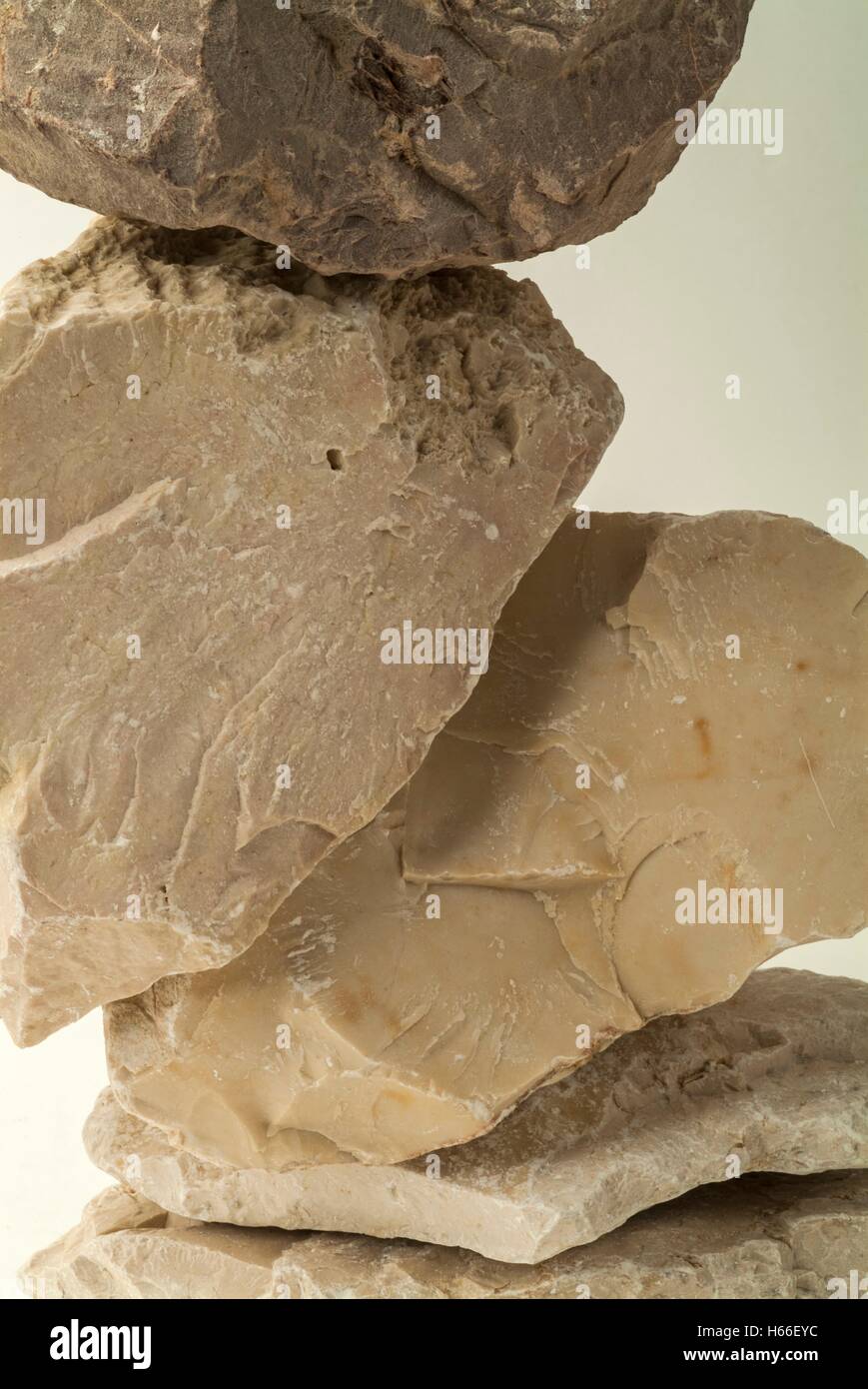 Stone Stacked on white background Stock Photo - Alamy