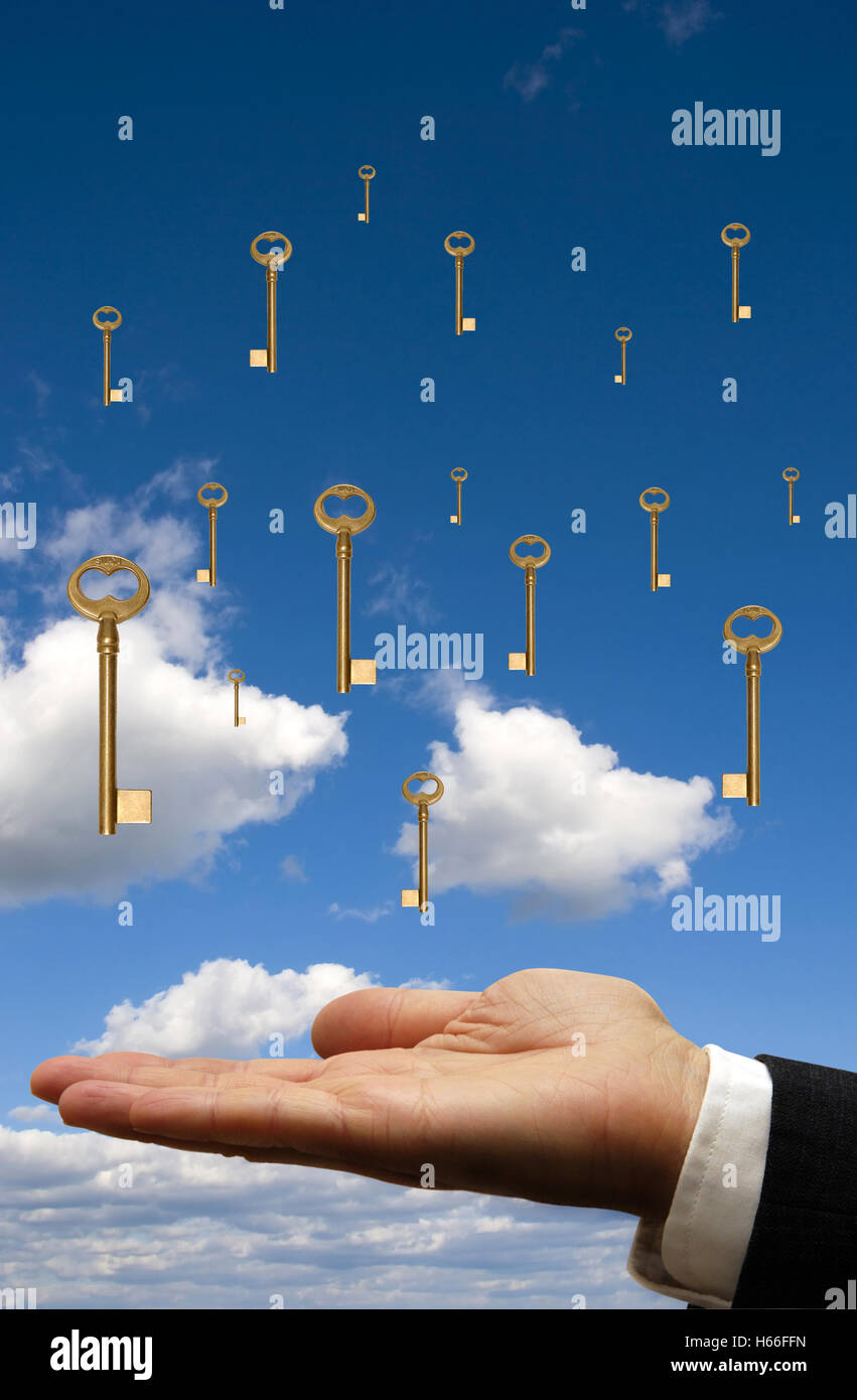keys of success concept Stock Photo - Alamy