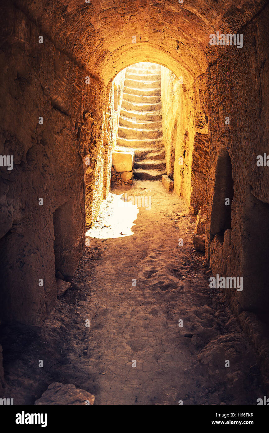 Tombs of the Kings - famous ancient necropolis. Paphos District, Cyprus ...