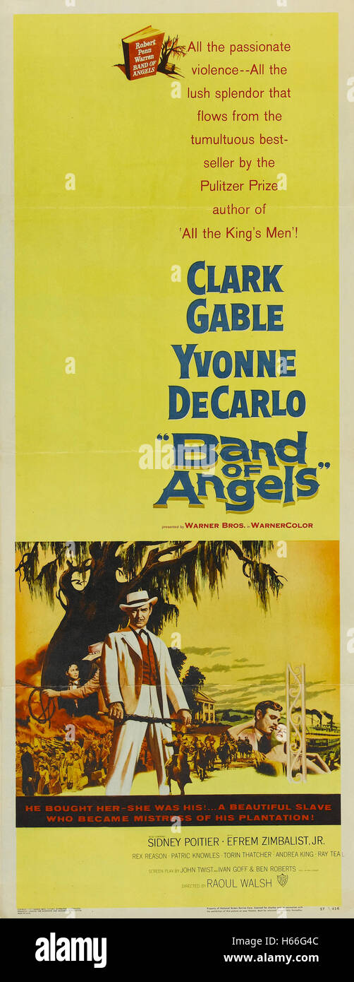 Band of Angels - Movie Poster Stock Photo - Alamy