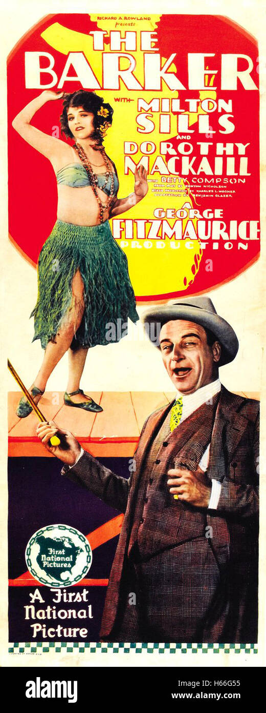 Barker, The (1928) - Movie Poster Stock Photo - Alamy