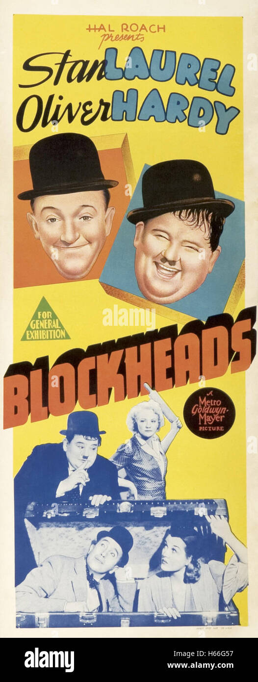 Block Heads - Movie Poster Stock Photo - Alamy