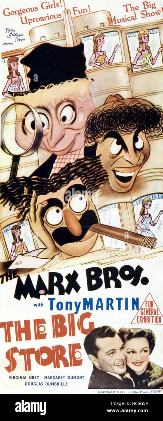 The Big Store - Movie Poster Stock Photo - Alamy