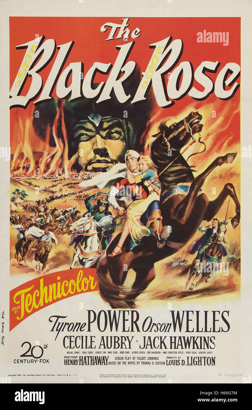 Black rose 1950 hi-res stock photography and images - Alamy