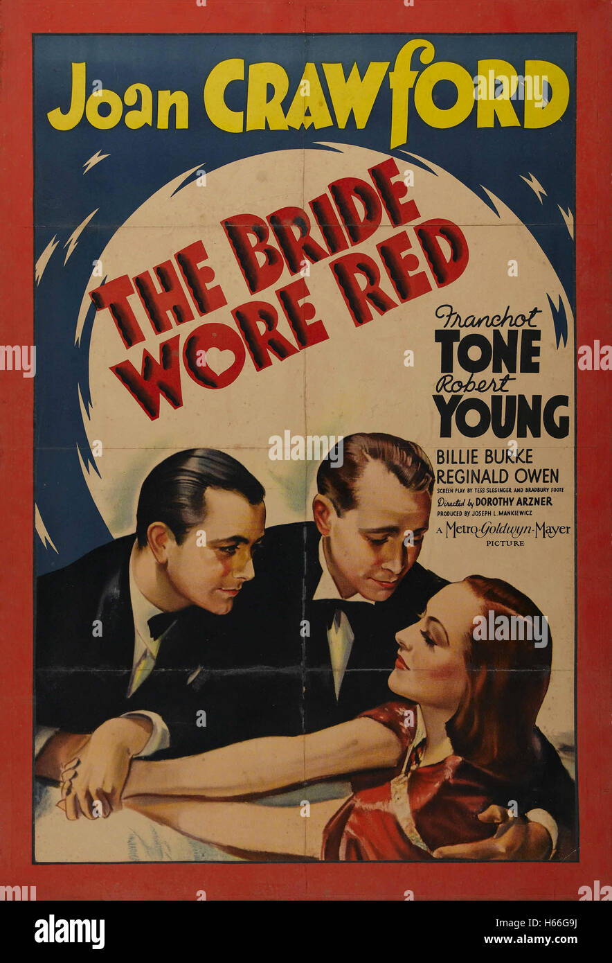 The Bride Wore Red - Movie Poster Stock Photo - Alamy