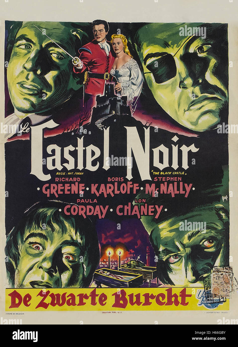 The castle movie poster hi-res stock photography and images - Alamy