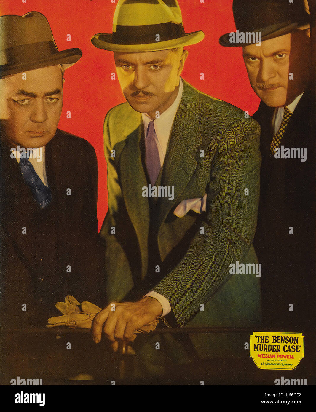 The Benson Murder Case - Movie Poster Stock Photo - Alamy