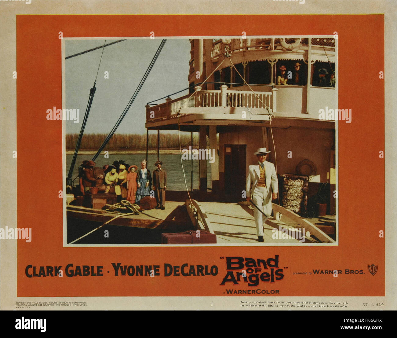 Band of Angels - Movie Poster Stock Photo - Alamy