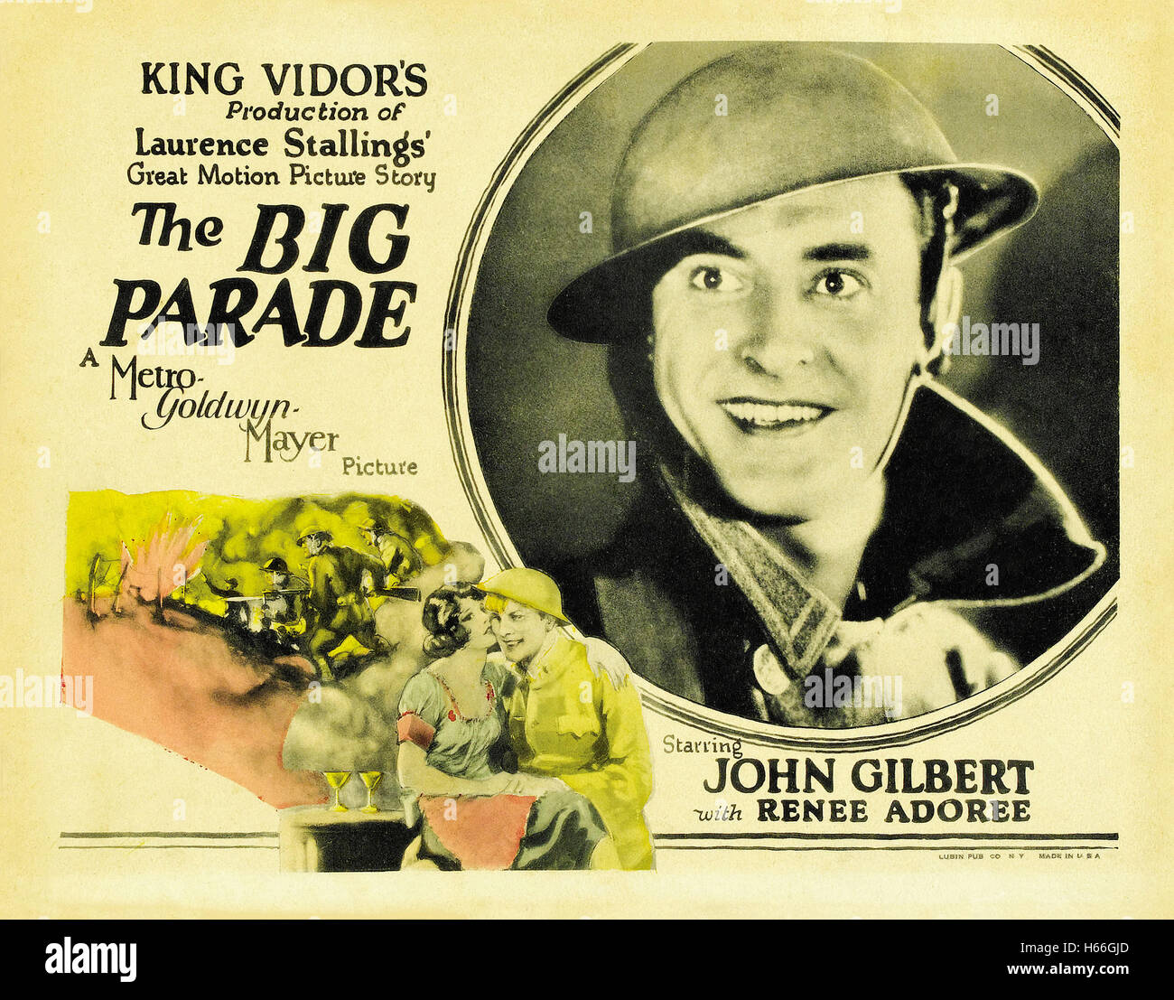 The Big Parade - Movie Poster Stock Photo - Alamy