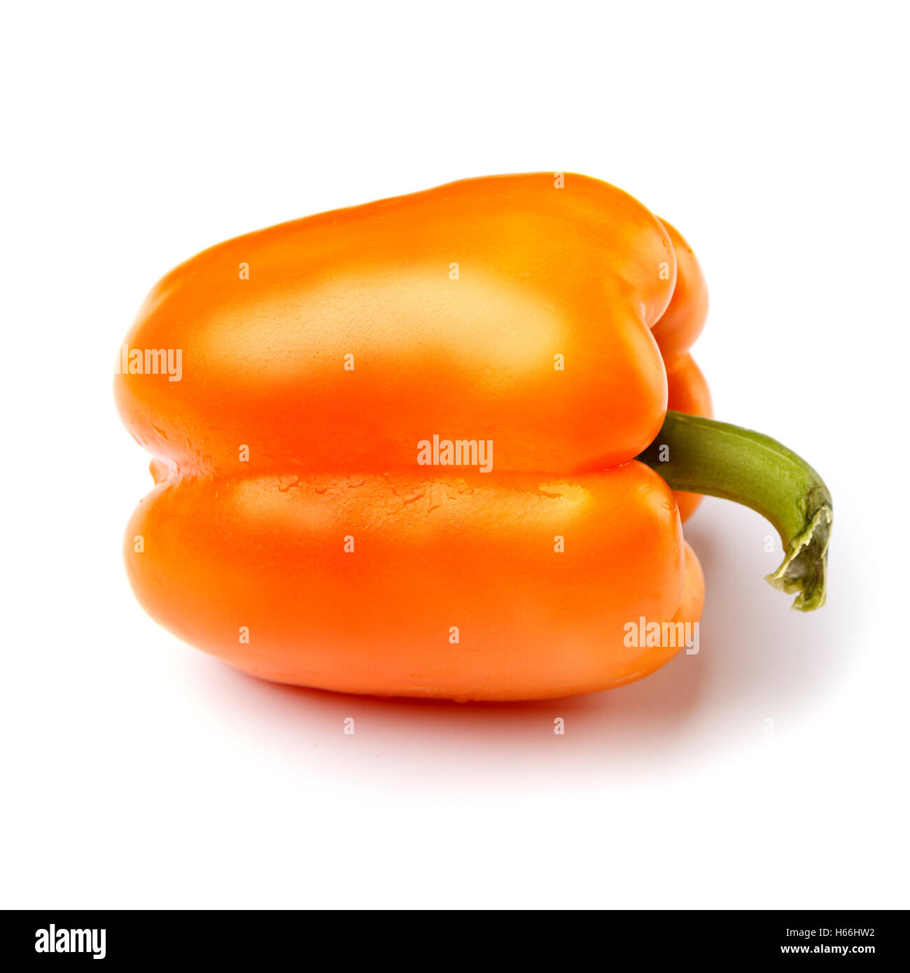 orange bell pepper isolated Stock Photo - Alamy