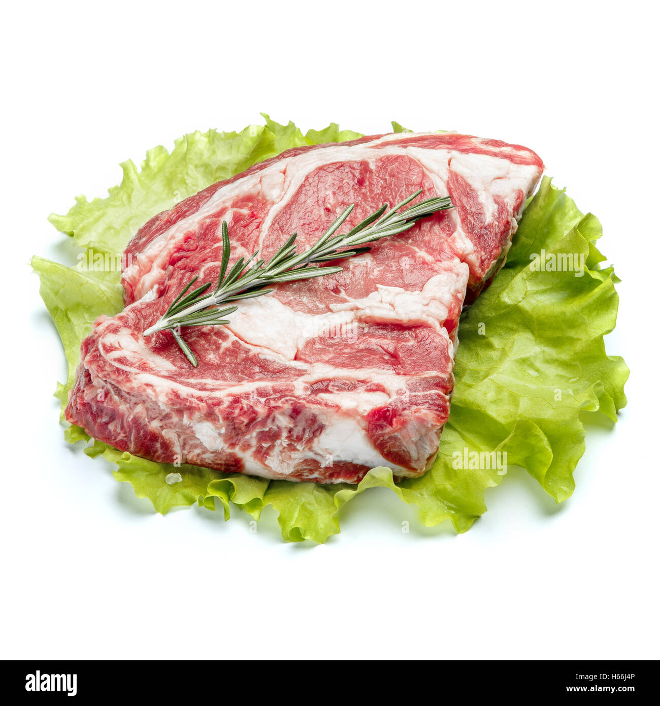 Rosemary steak salad beef Cut Out Stock Images & Pictures - Alamy