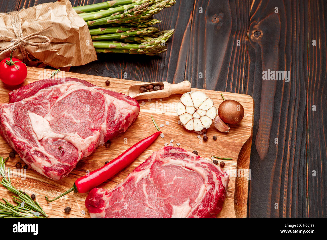 Uncooked organic shin of beef meat Stock Photo - Alamy