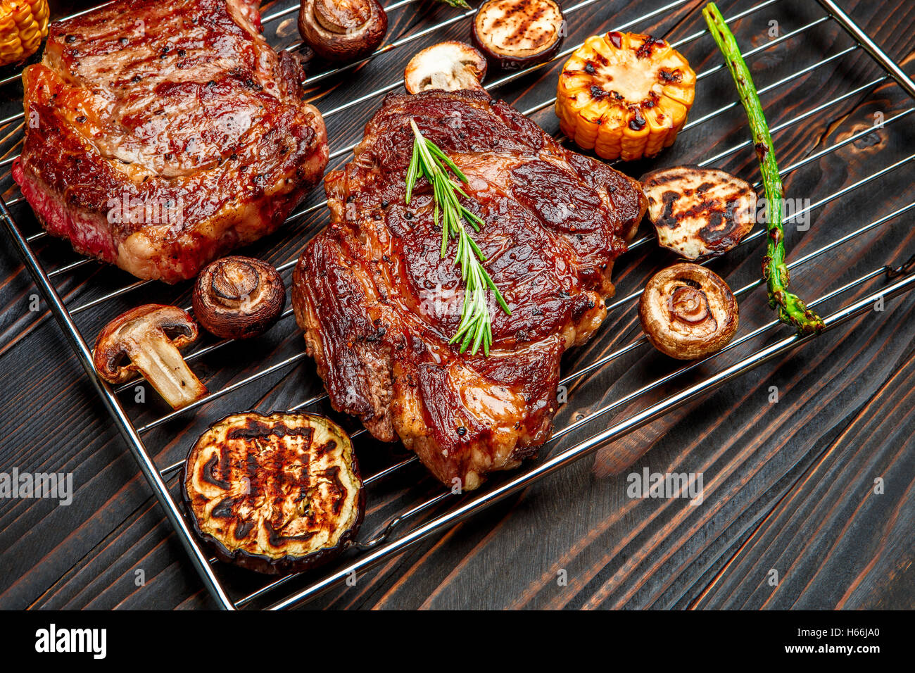 Roasted organic shin of beef meat Stock Photo - Alamy