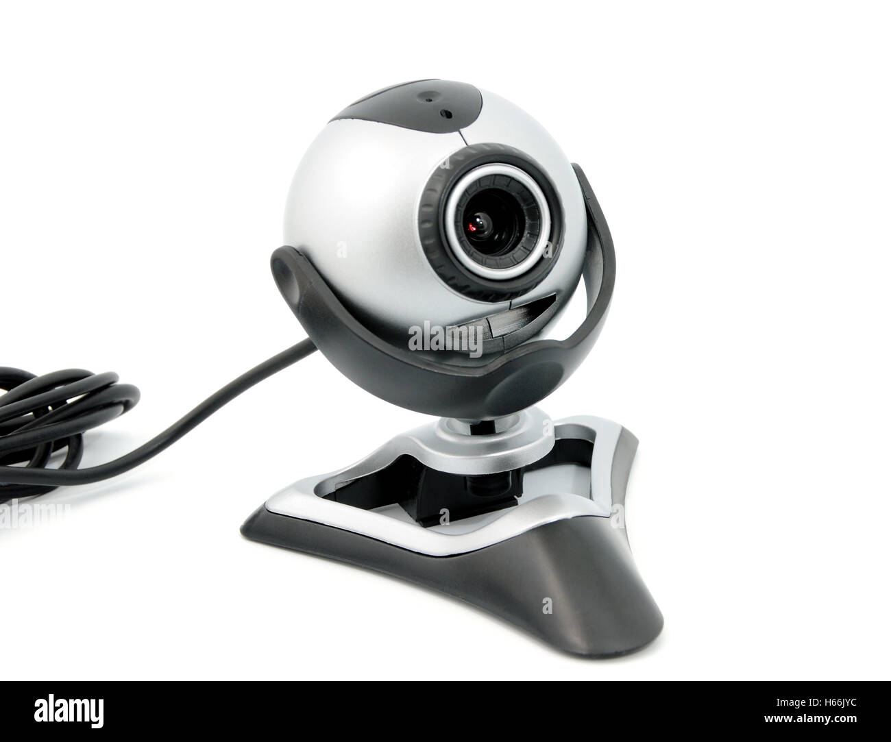Modern webcamera isolated on a white background Stock Photo - Alamy