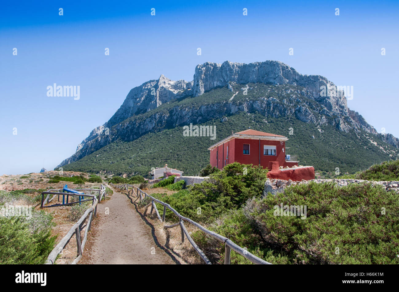 view of Tavolara Island in Sardinia, Italy Stock Photo - Alamy