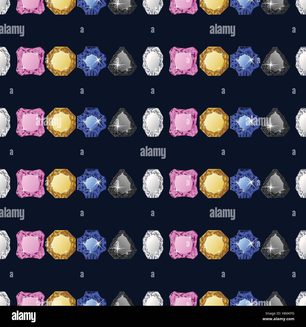 Diamonds seamless pattern Stock Vector Image & Art - Alamy