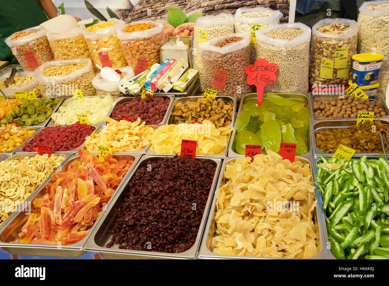 Stall at an Italian festa Stock Photo - Alamy
