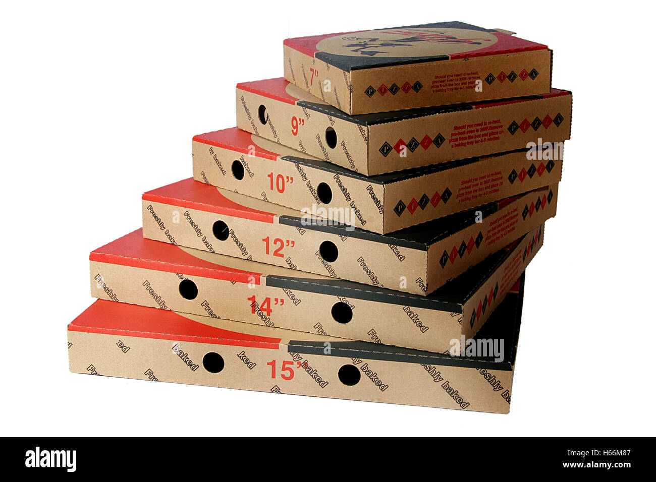 Delivering boxes food Cut Out Stock Images & Pictures - Alamy