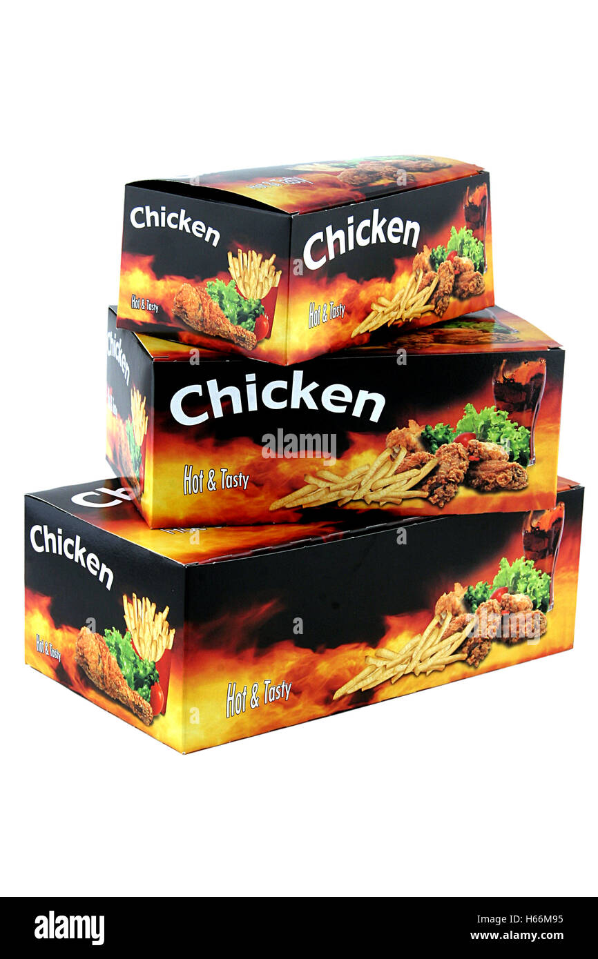 Meal box / Fried Chicken Packaging Stock Photo - Alamy