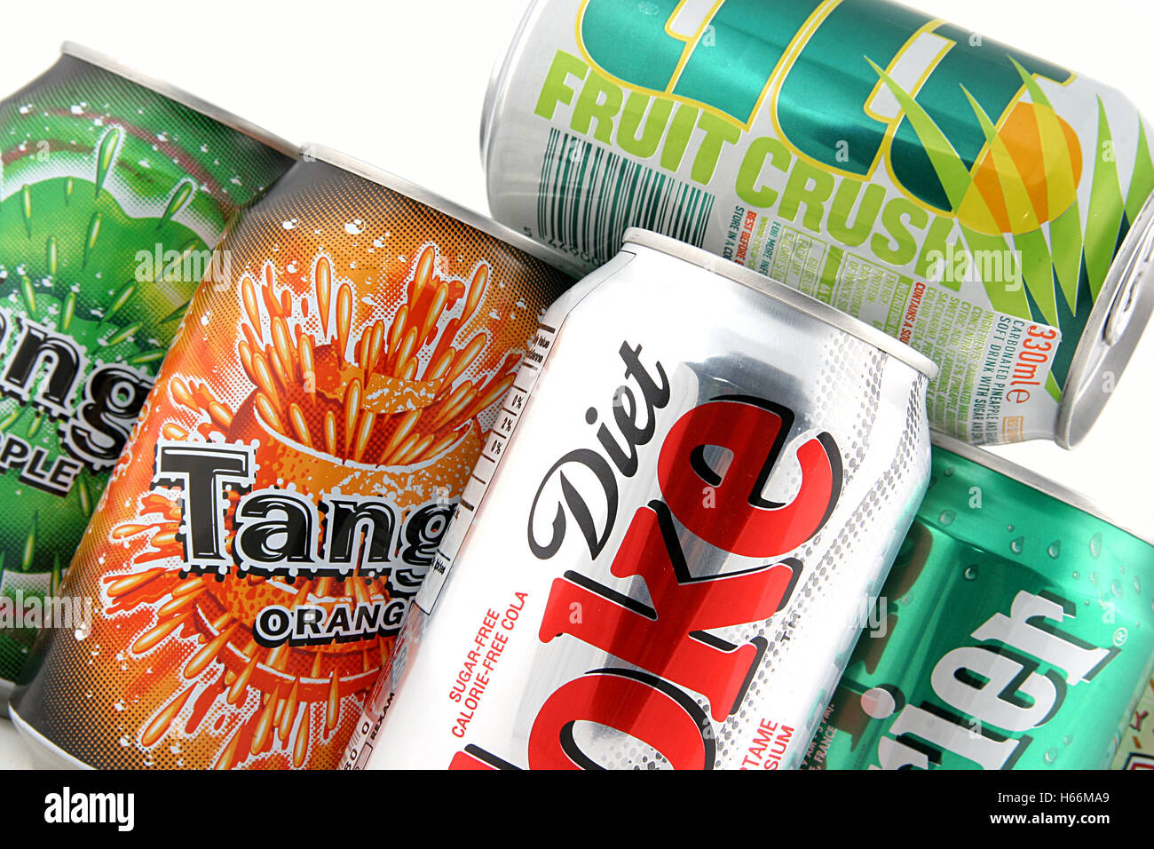 Soft Drinks / Fizzy Drinks Stock Photo - Alamy