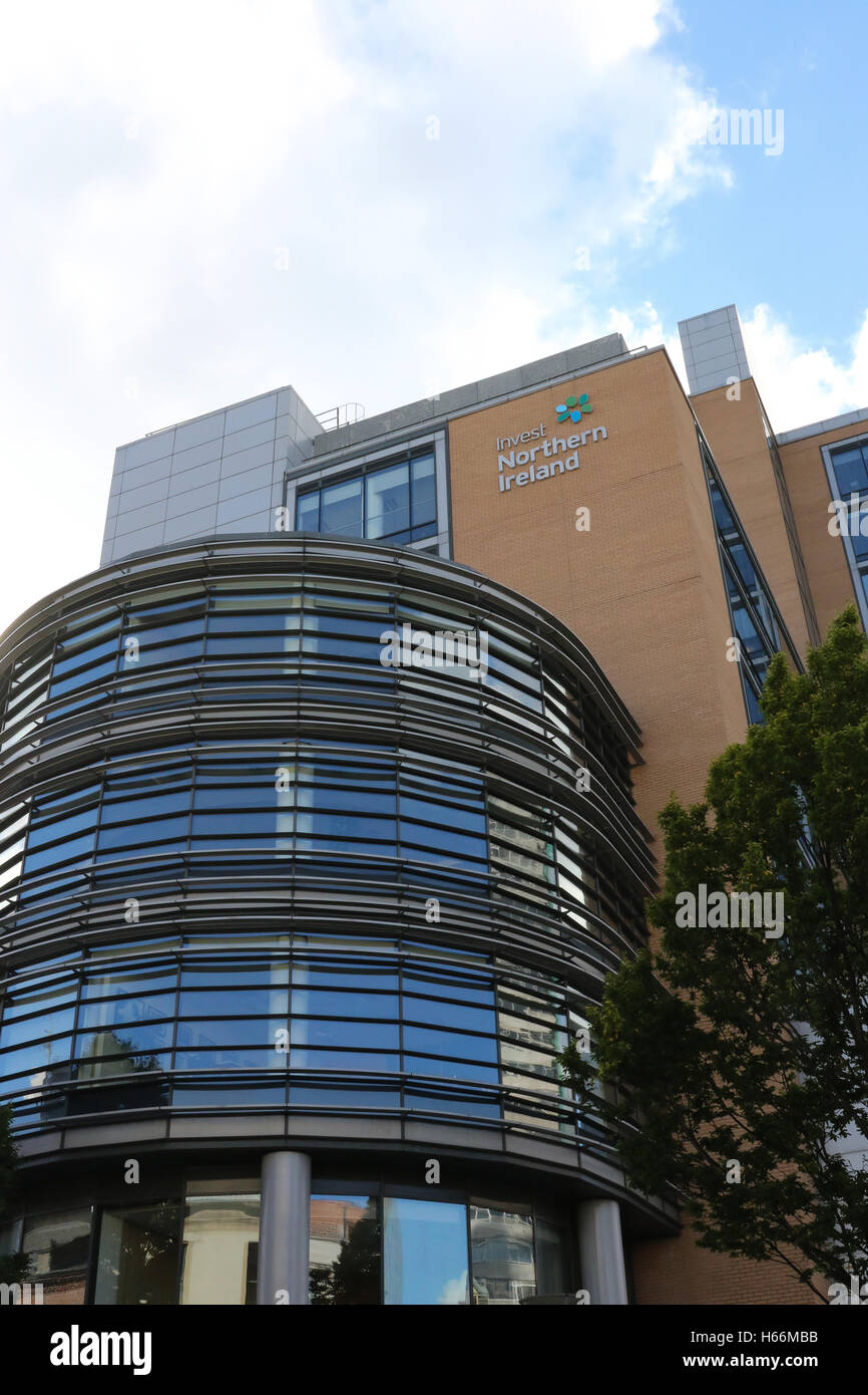 The Invest Northern Ireland (Invest NI) building in Bedford Street ...