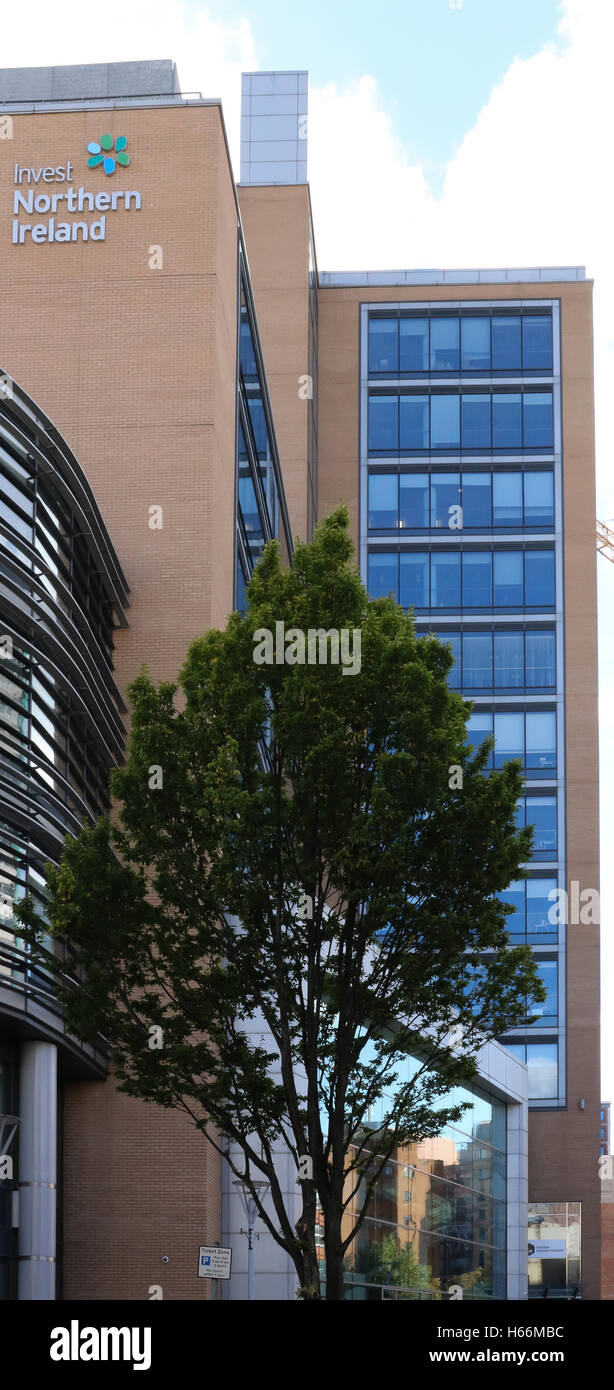 The Invest Northern Ireland (Invest NI) building in Bedford Street ...