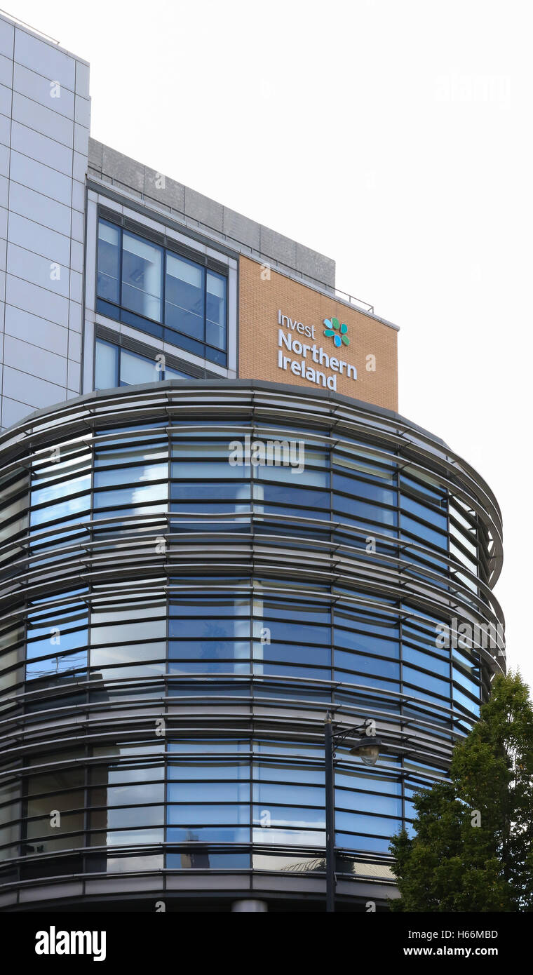 The Invest Northern Ireland (Invest NI) building in Bedford Street ...