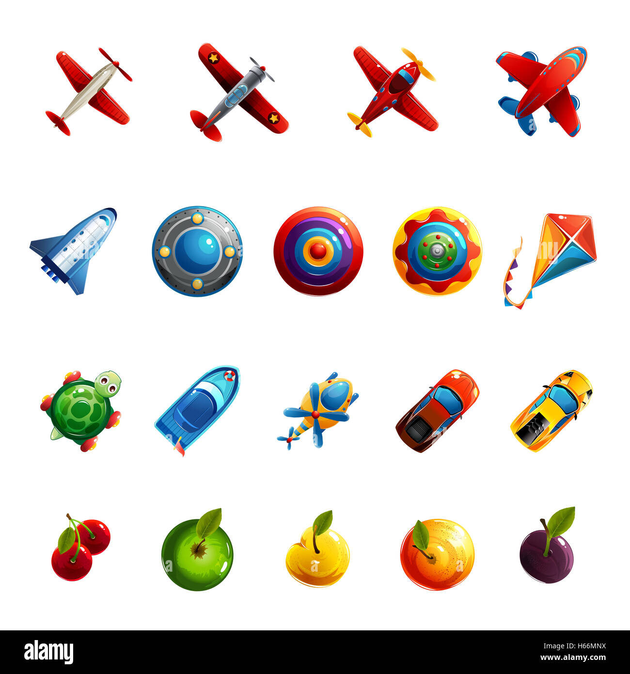 Kids Toys And Objects Stock Photo - Alamy