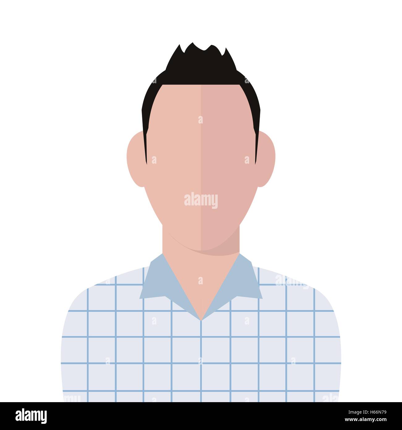 Man face portrait black background Stock Vector Images - Alamy