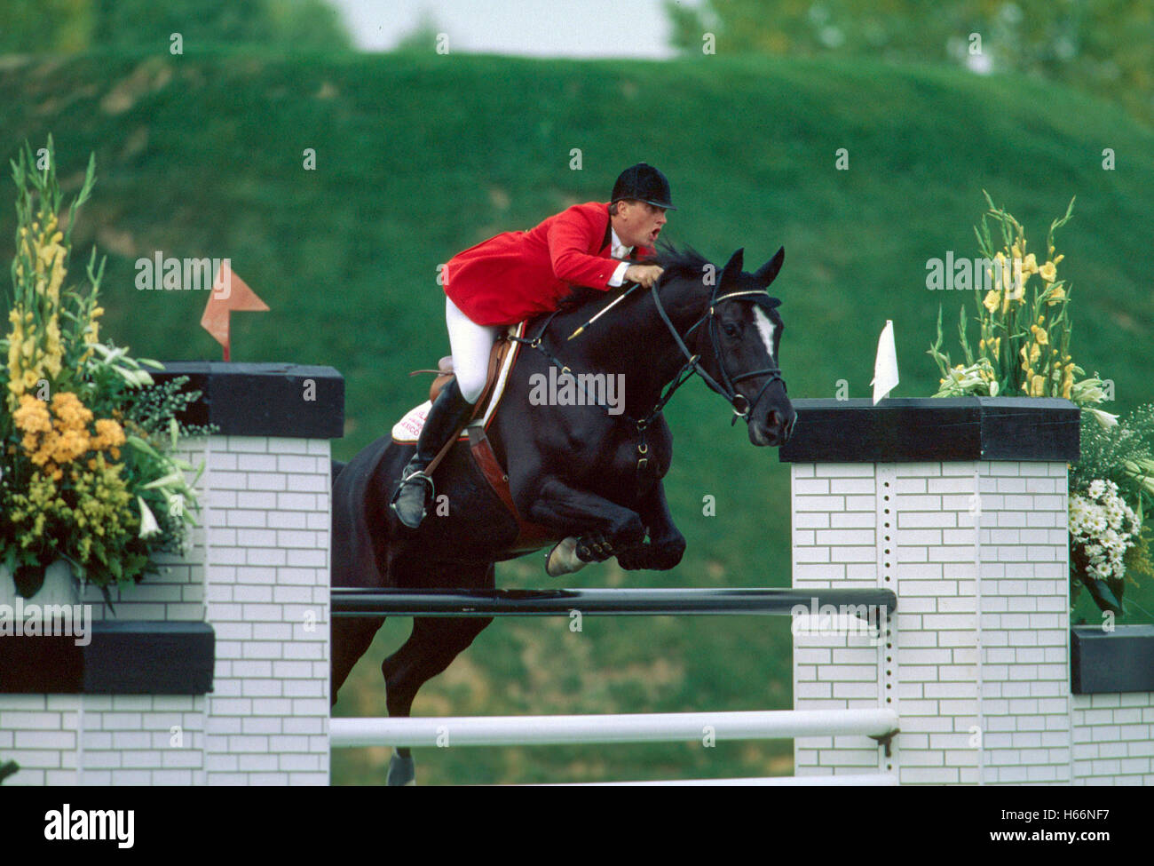 CSIO Masters, Spruce Meadows, September 1998, Jan Tops (NED) riding Top ...