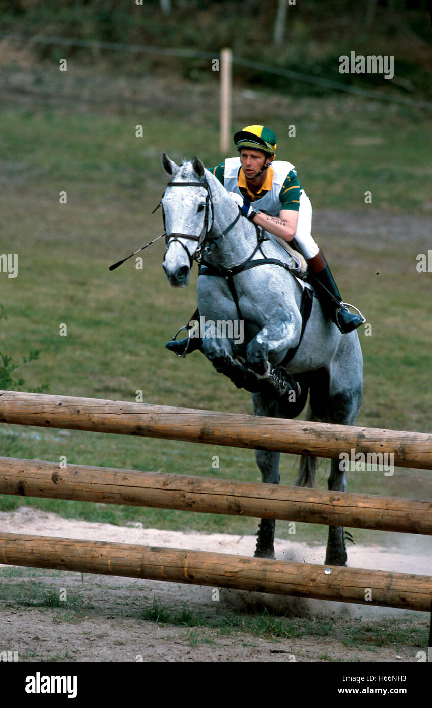 CCI Saumur 1994, David Green (AUS) riding Duncan II Stock Photo - Alamy