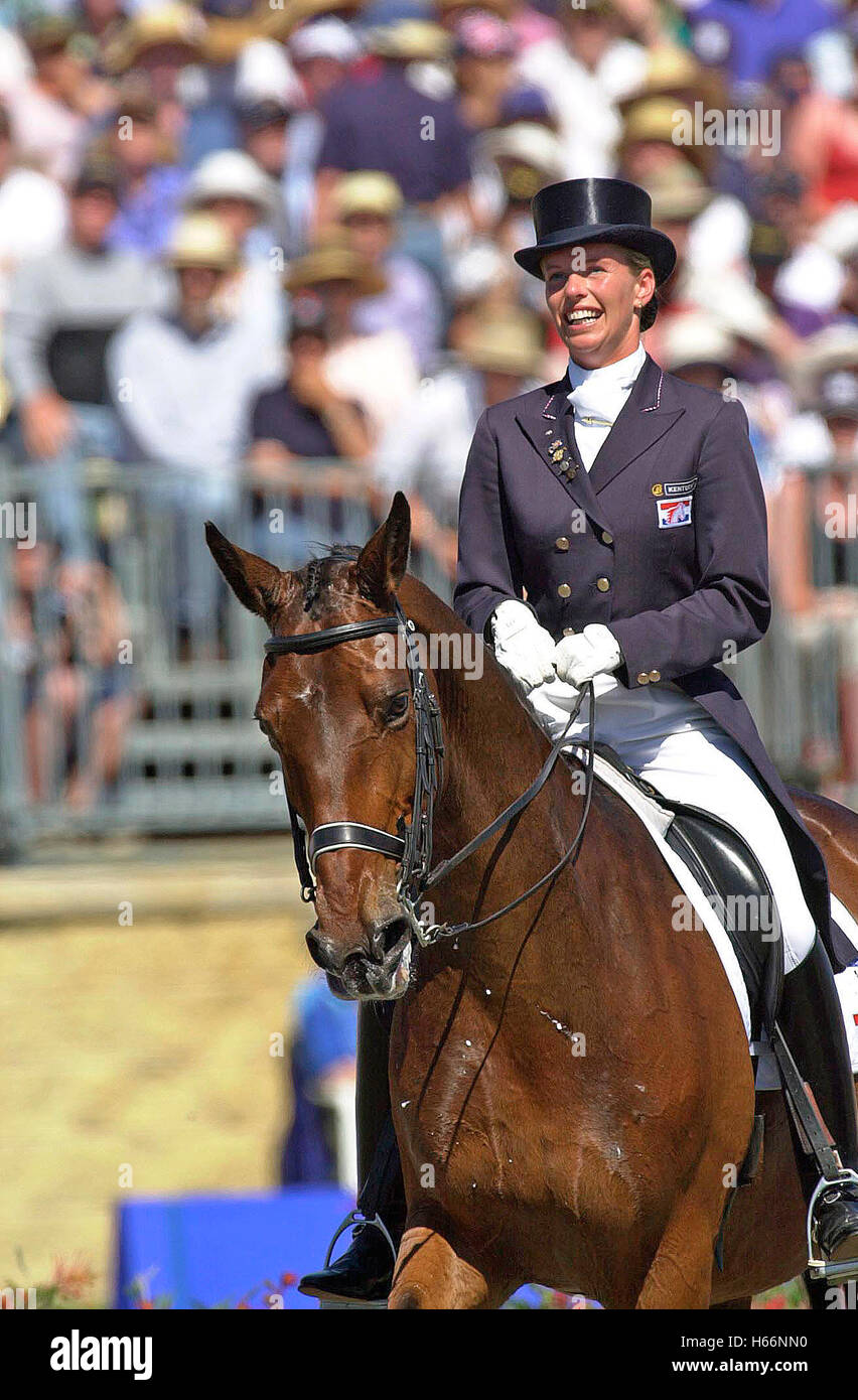 Olympic Games, Sydney 2000, Anky van Grunsven (NED) riding Bonfire to ...