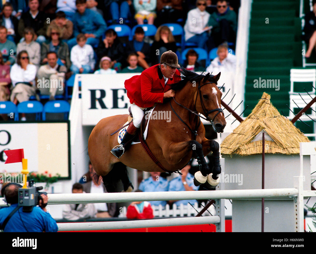 European Championships, La Baule, David Broome, Great Britain riding ...
