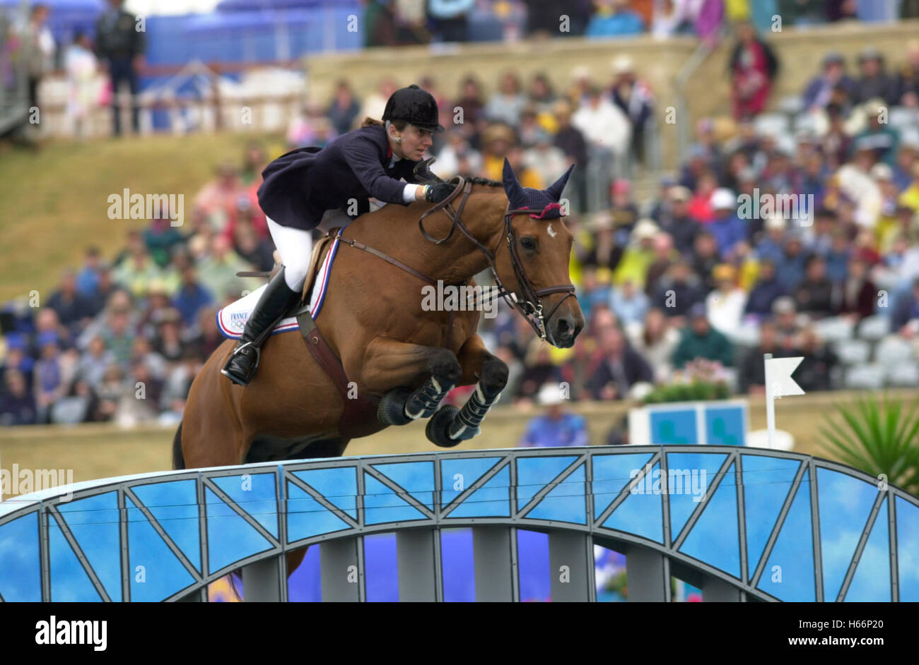 Olympic Games, Sydney 2000, Alexandra Ledermann (FRA) riding Rochet M ...