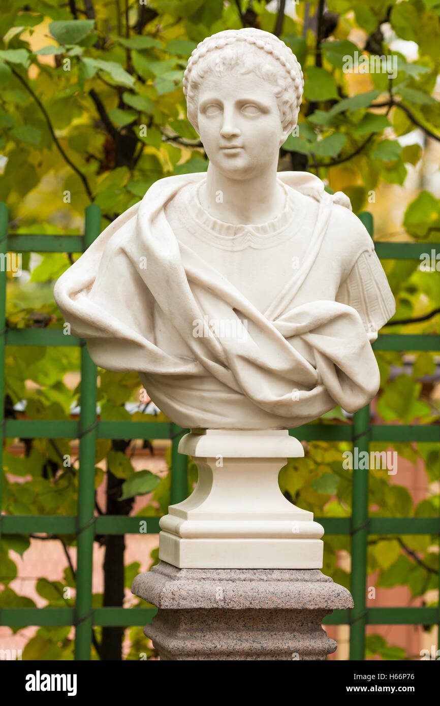 Sculptural bust of the Marcus Claudius Marcellus consul of the Roman ...
