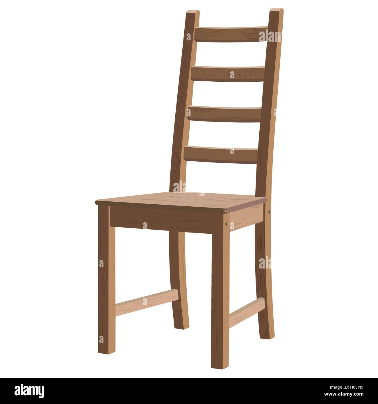 Vector wooden chair with wooden patterns Stock Vector Image & Art - Alamy