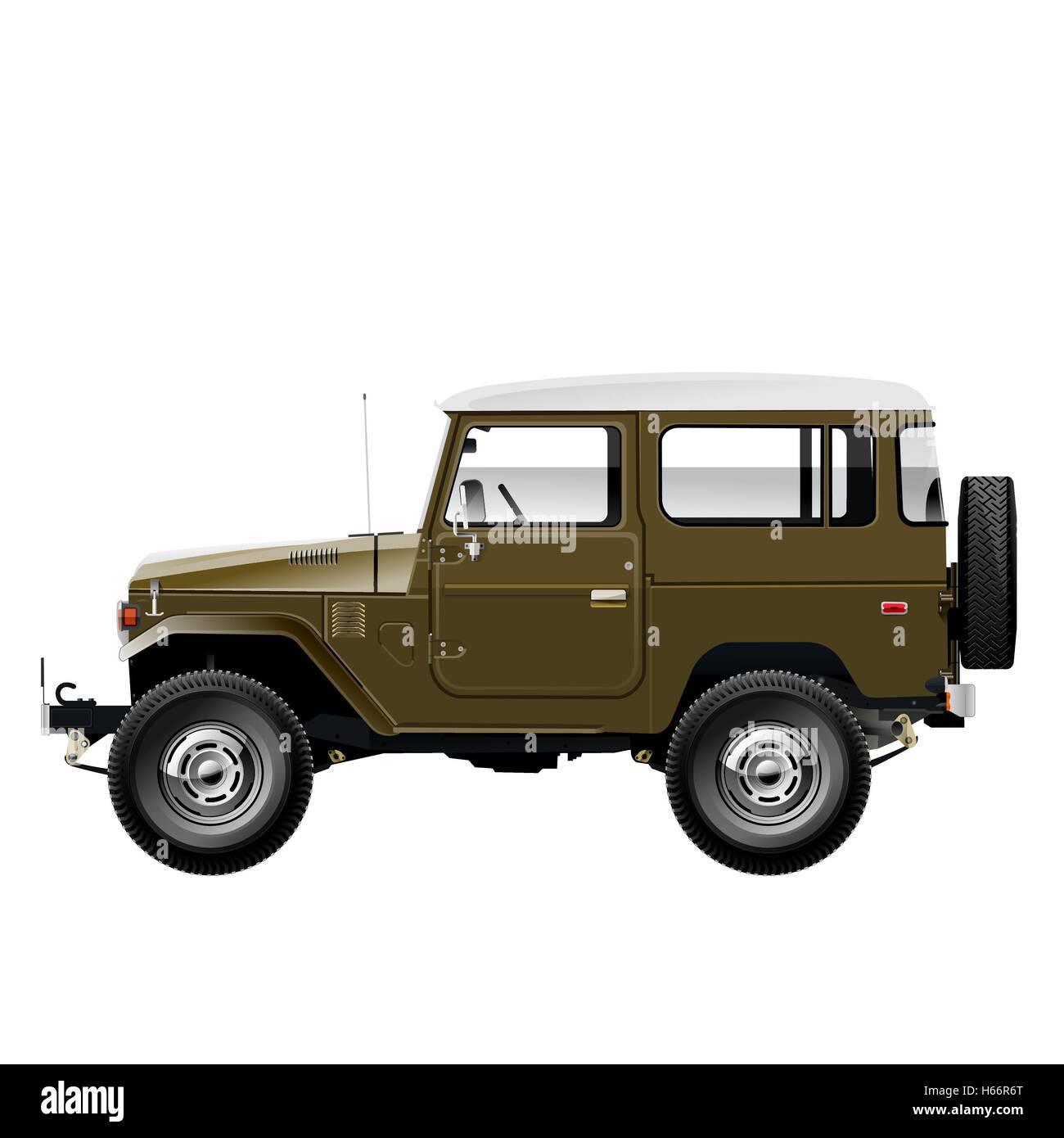 Vector off-road vehicle standing Stock Vector Image & Art - Alamy