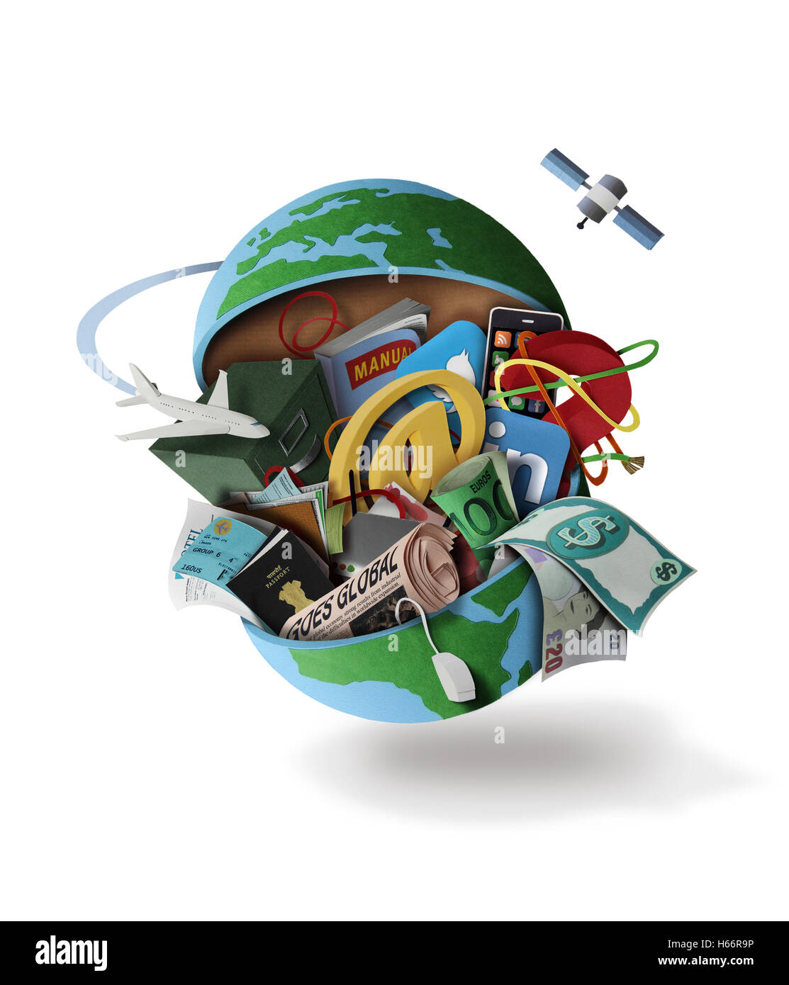 Planet earth symbol hi-res stock photography and images - Alamy