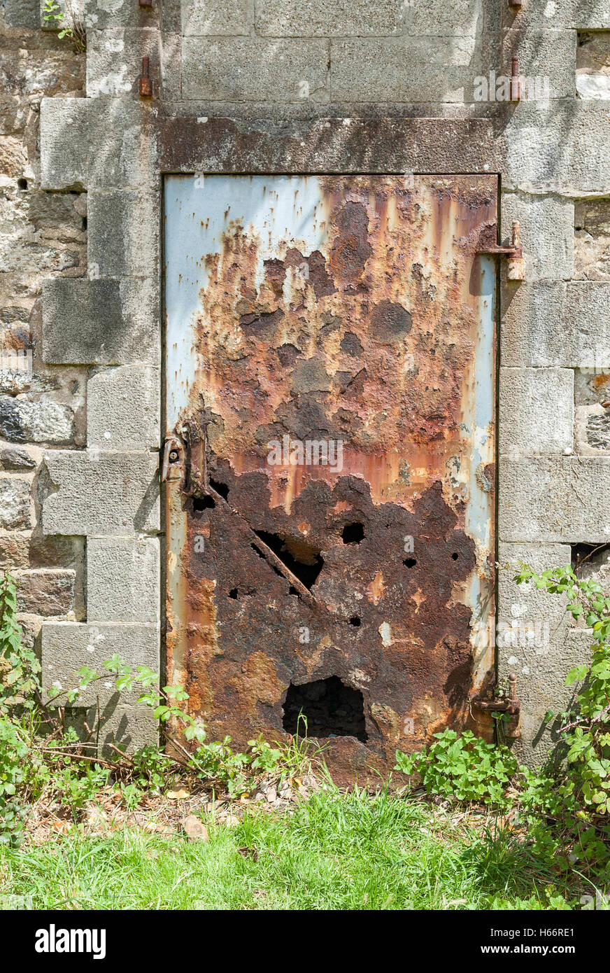 Perforated door hi-res stock photography and images - Alamy