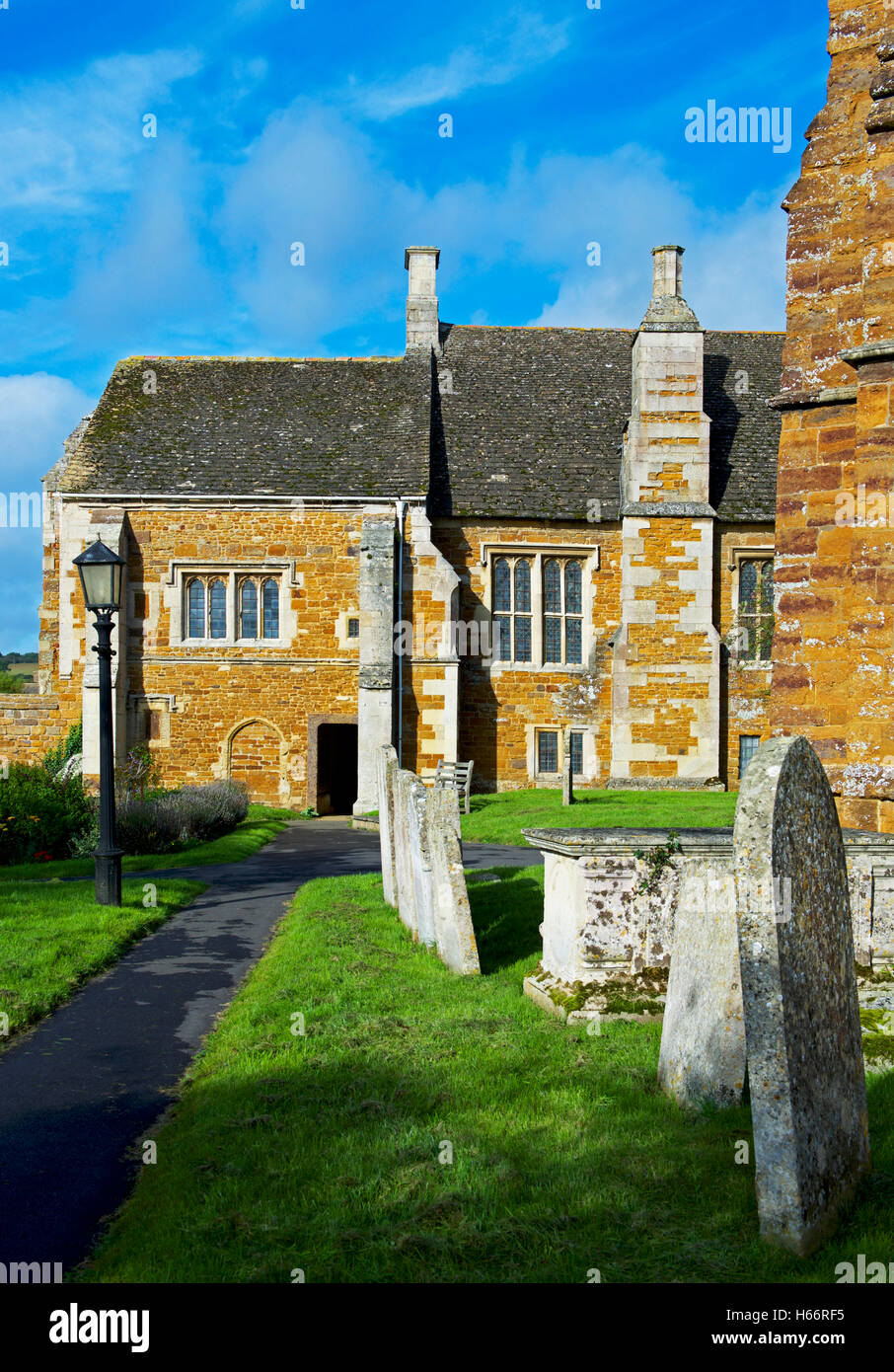 The Bede House in the village of Lyddington, Rutland, England UK Stock ...