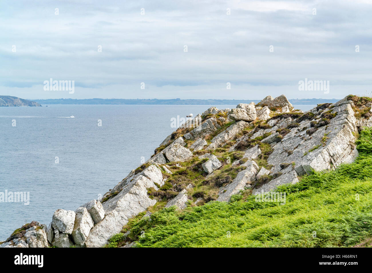 coastal scenery at the crozon peninsula in Brittany Stock Photo - Alamy