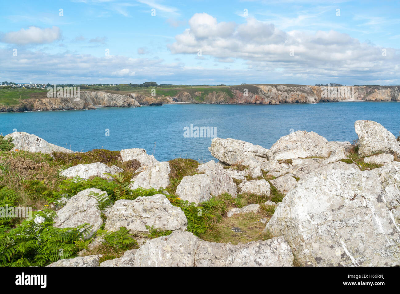coastal scenery at the crozon peninsula in Brittany Stock Photo - Alamy