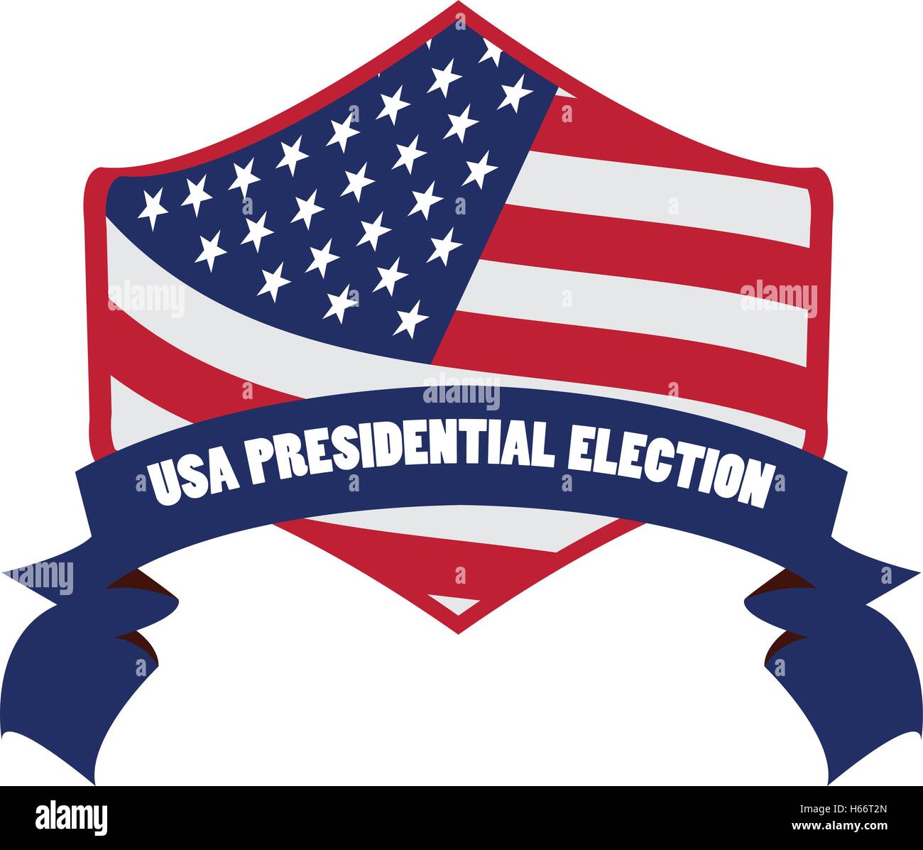 Isolated election day label on a white background, Vector illustration ...